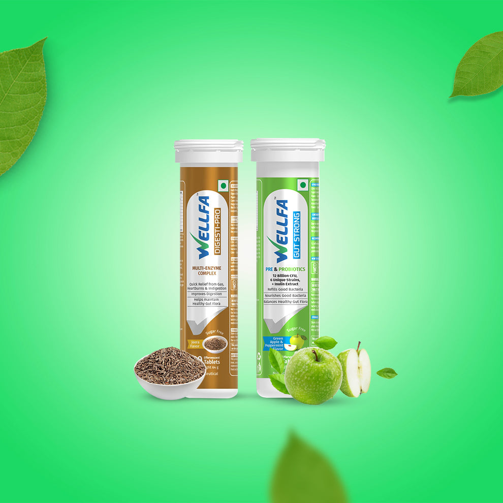 Eazy Digestion Combo - Digestion & Gut Health Tablets | Wellfa